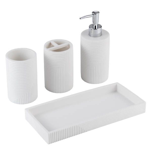 Latitude Run® Waffle Weave Shower Curtain With Snap In Liner 12 Hooks